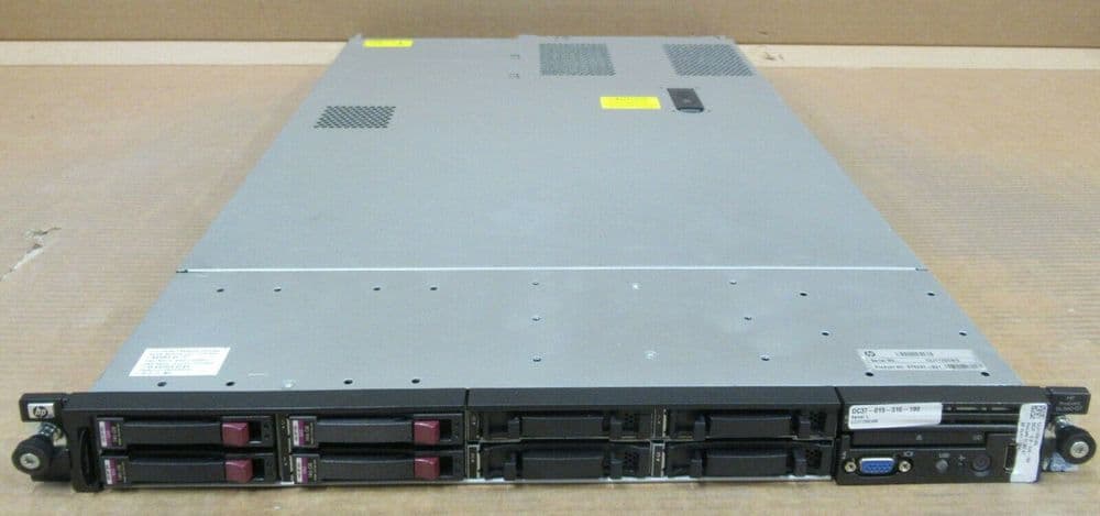 HP ProLiant DL360 G7 2x Xeon E5620 2 4GHz 72GB Ram 584GB HDD Rack 1U Server