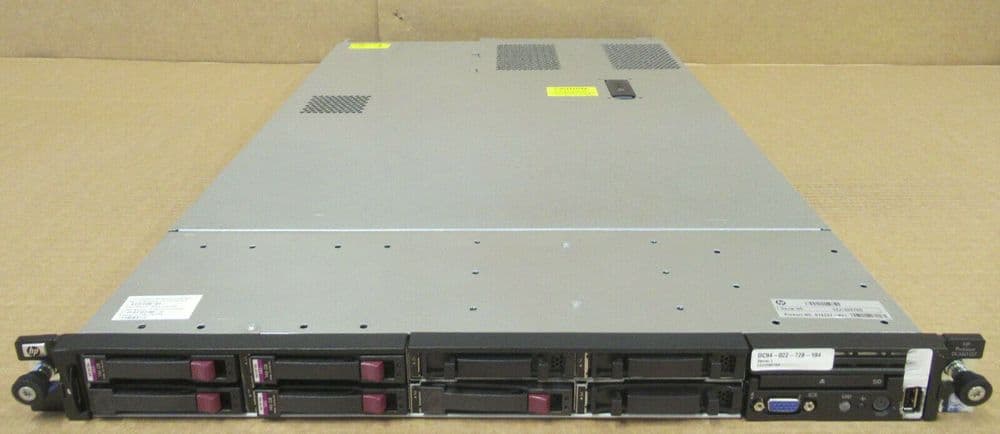HP ProLiant DL360 G7 Xeon Quad-Core E5620 2 4GHz 6x4GB Ram 438GB HDD 1U ...