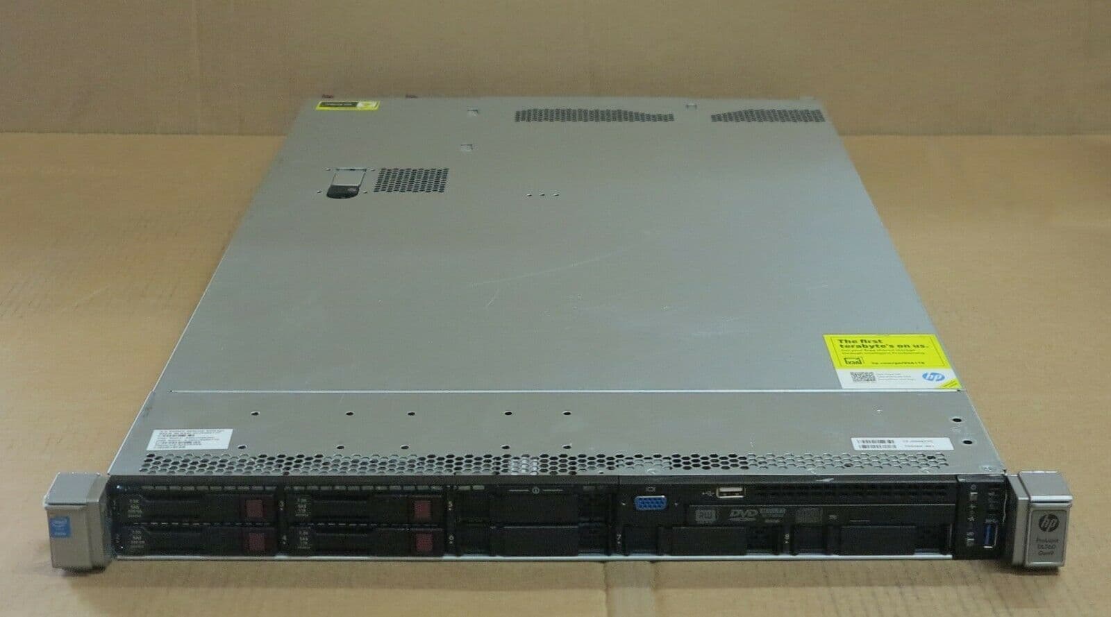 HP ProLiant DL360 Gen9 E5-2620v3 2 4GHz 48GB RAM 3TB HDD P440AR/2G 1U ...