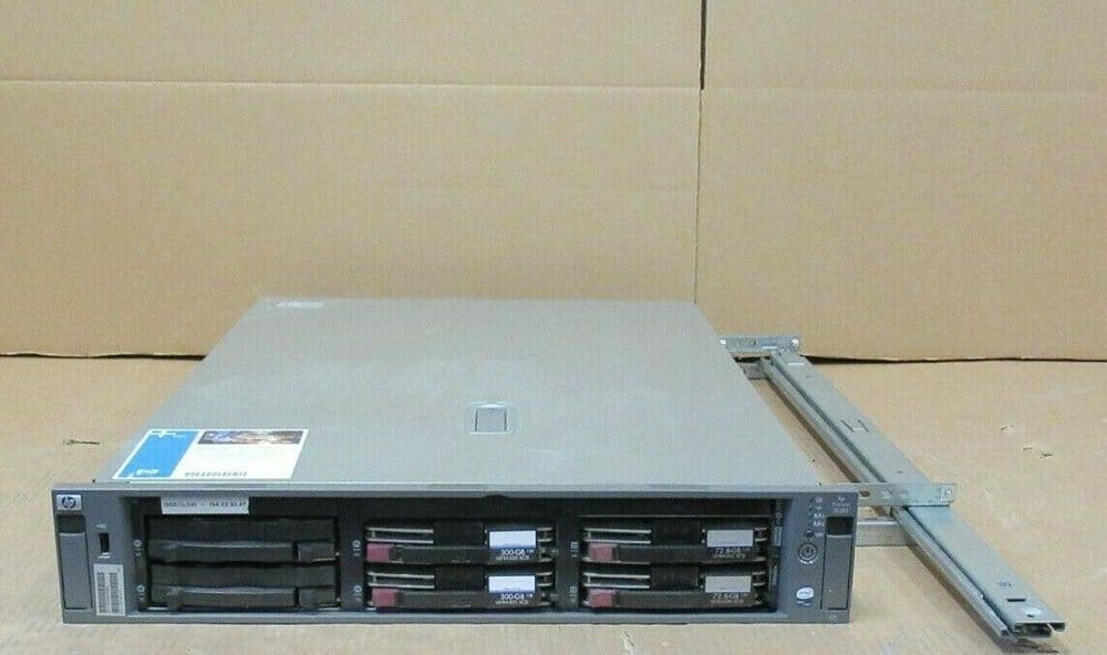HP ProLiant DL380 G4 Xeon 1 Core 3 60GHz 1GB 2x 300GB 2x 72GB 2U Server ...