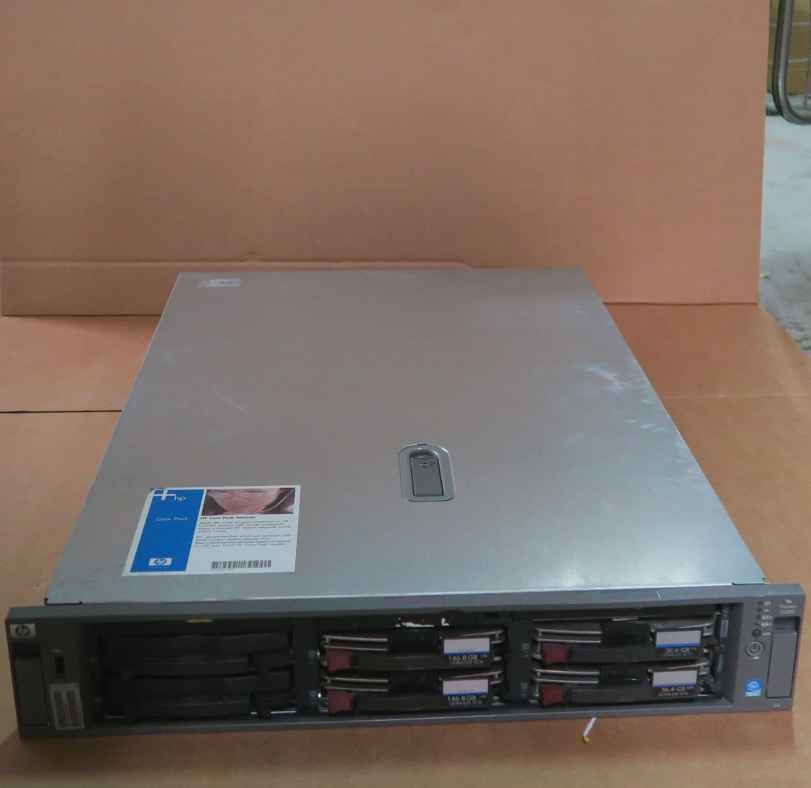 HP Proliant DL380 G4 Xeon 3 20GHz 2GB 2 x 146GB 15K 2 x 36GB 10K Server
