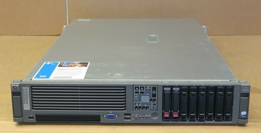 HP ProLiant DL380 G5 1x Xeon 5160 3Ghz 2Gb RAM 2x 72GB HDD P400 RAID 2U ...