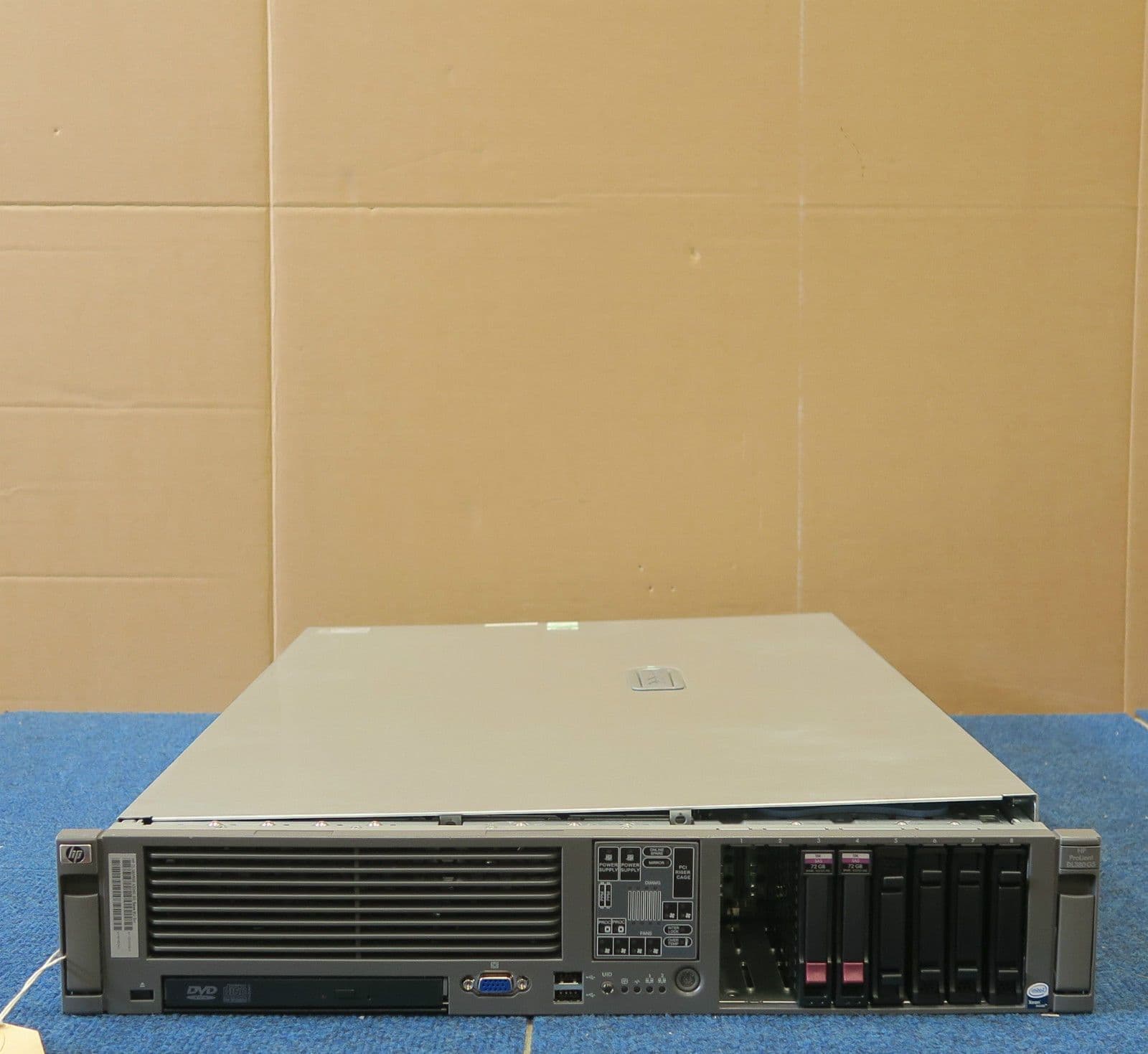 HP Proliant DL380 G5 - 2 x Dual X5260 3 33GHz 4GB 2 x 72GB 15 SAS 2U Server