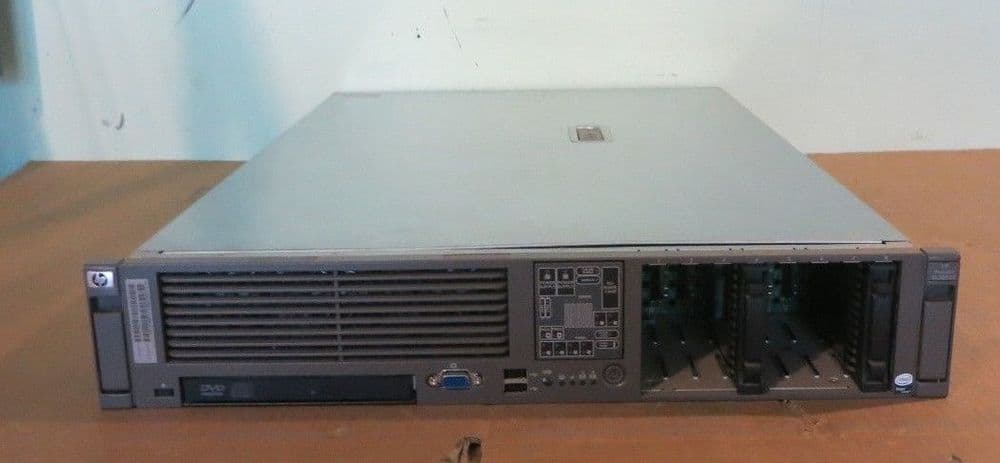 HP ProLiant DL380 G5 2 x Quad Core XEON 2 00Ghz 4GB 2u Rack Server np PSU s