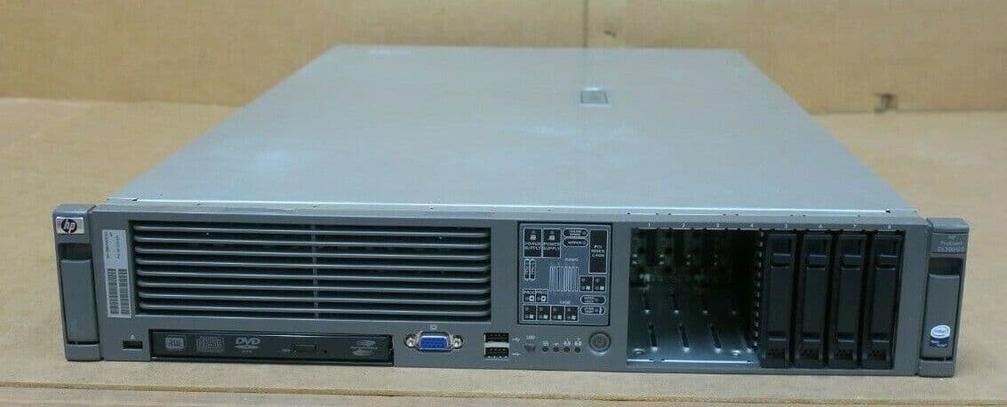HP Proliant DL380 G5 2x Dual Core Xeon 5110 1 6GHz 4GB Ram 8x 2 5" Bay ...