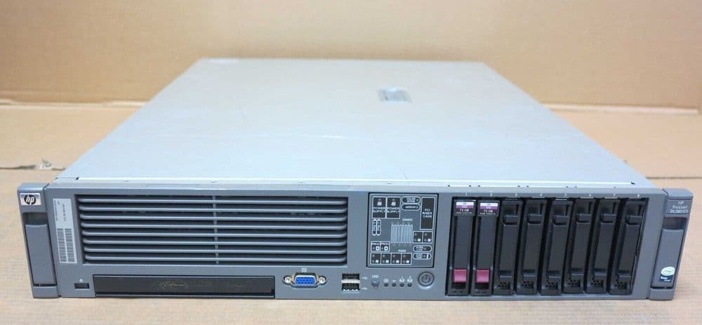 HP ProLiant DL380 G5 2x Xeon E5450 3GHz 16Gb Ram 2x 72GB HDD P400 2U Server