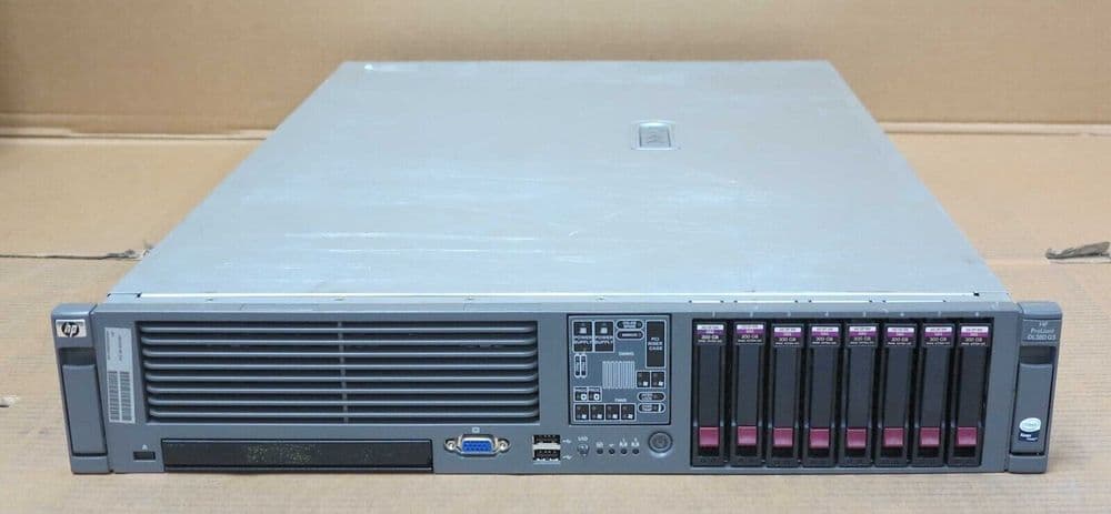 HP ProLiant DL380 G5 2x Xeon E5450 3GHz 16Gb Ram 6x 300GB HDD P400 2U ...