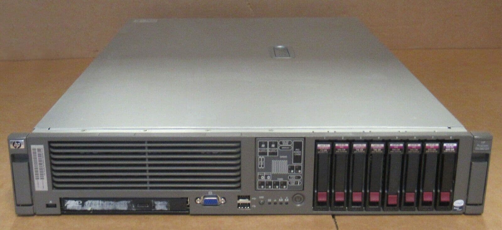 HP ProLiant DL380 G5 2x Xeon X5460 3 16GHz 20GB RAM DVD RW 1 7TB HHD 2U ...