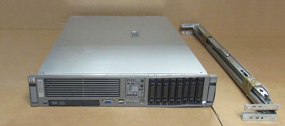 HP ProLiant DL380 G5 Quad Core Xeon X5450 3 00GHz 10GB DVD RW 2U Rack ...