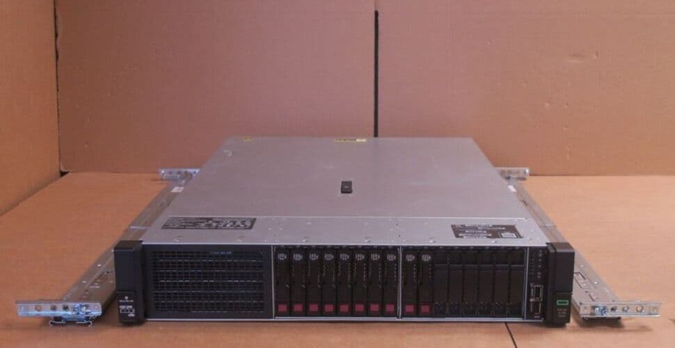 HP ProLiant DL380 Gen10 G10 2x 8C Silver 4208 128GB RAM 10x 960GB SSD ...
