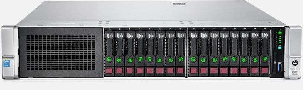 HP Proliant DL380 Gen9 G9 16 x 2 5" Bay 2U Server 2 x PSU 719064-B21
