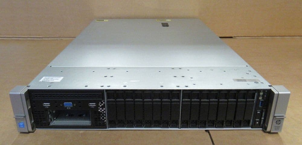 HP Proliant DL380 Gen9 G9 18 x 2 5" Bay 2U Server 2 x 500W PSU - 719064-B21