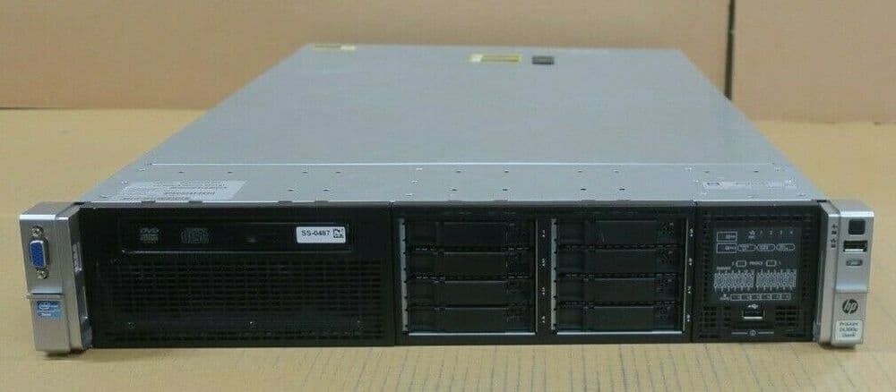 HP ProLiant DL380p G8 2x 8-Core E5-2690 2 90GHz 384GB Ram 8x 2 5" Bay ...