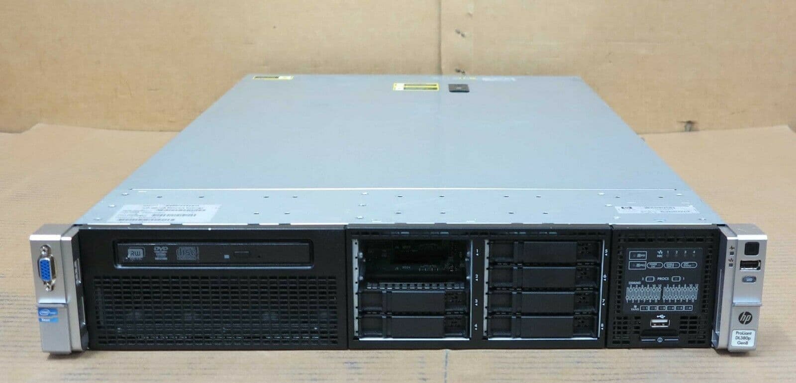 HP ProLiant DL380p G8 2x 8C E5-2665 2 4GHz 32GB DDR3 8x 2 5" Bay 2U ...