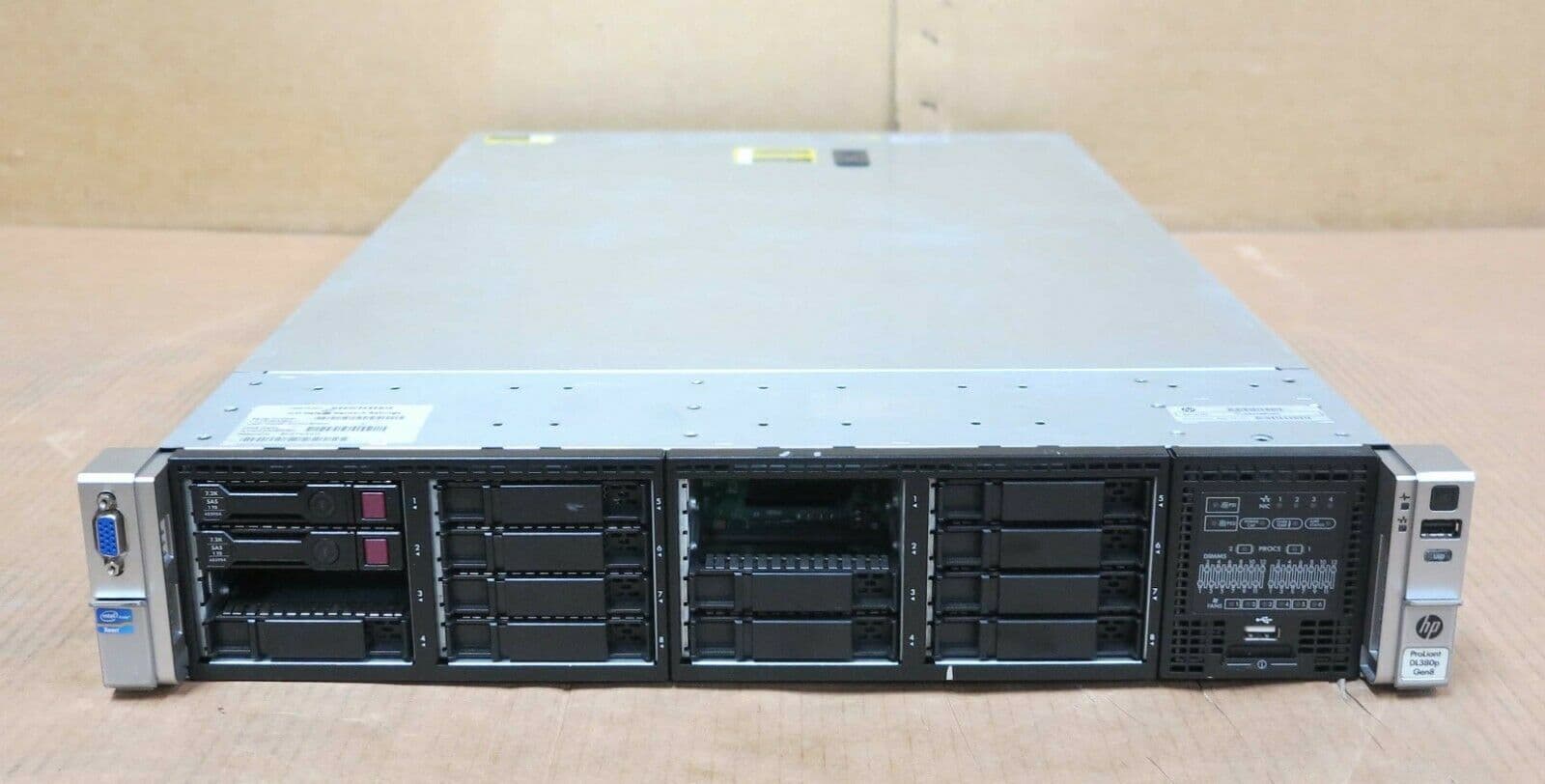 HP ProLiant DL380p G8 6-Core E5-2640 2 5GHz 32GB Ram 2TB HDD P420i 2U ...