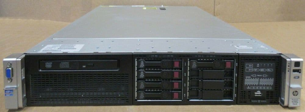 HP ProLiant DL380p G8 Six-Core E5-2620 2GHz 48GB Ram 5x 900GB HDD Rack ...