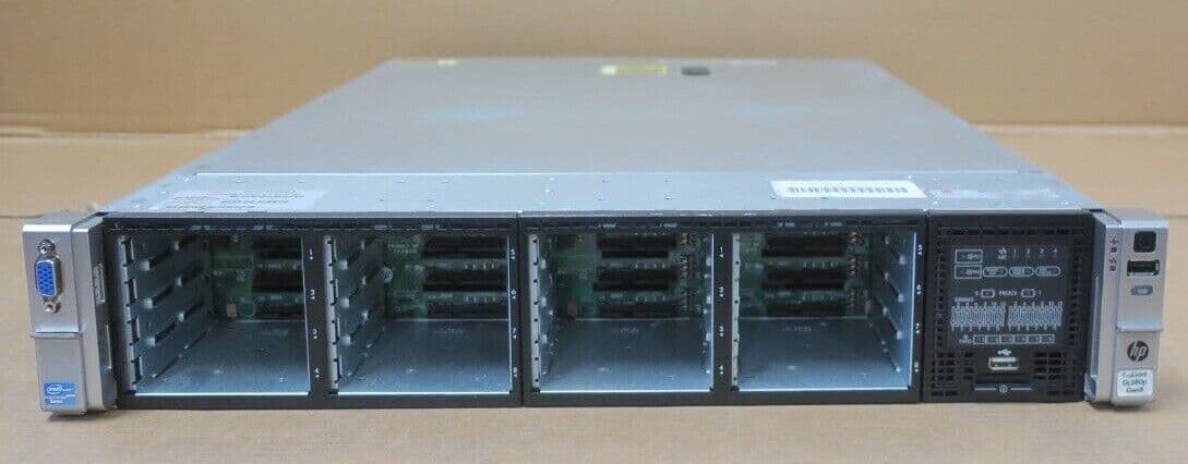 HP Proliant DL380p GEN8 2x 6-Core E5-2620 32GB RAM 16x 2 5" Bays 2U ...