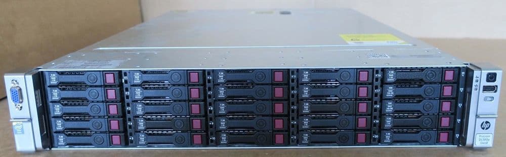 HP ProLiant DL380p GEN8 2x 8-Core E5-2640v2 2GHz 25TB SAS 32GB 2U Raid Server