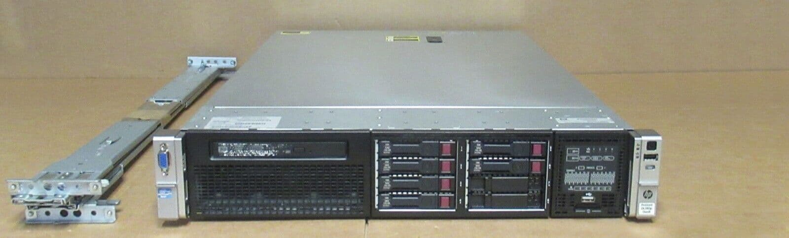 HP Proliant DL380p GEN8 2x 8-Core E5-2690 32GB RAM 8x 2 5" Bays 2U Rack ...