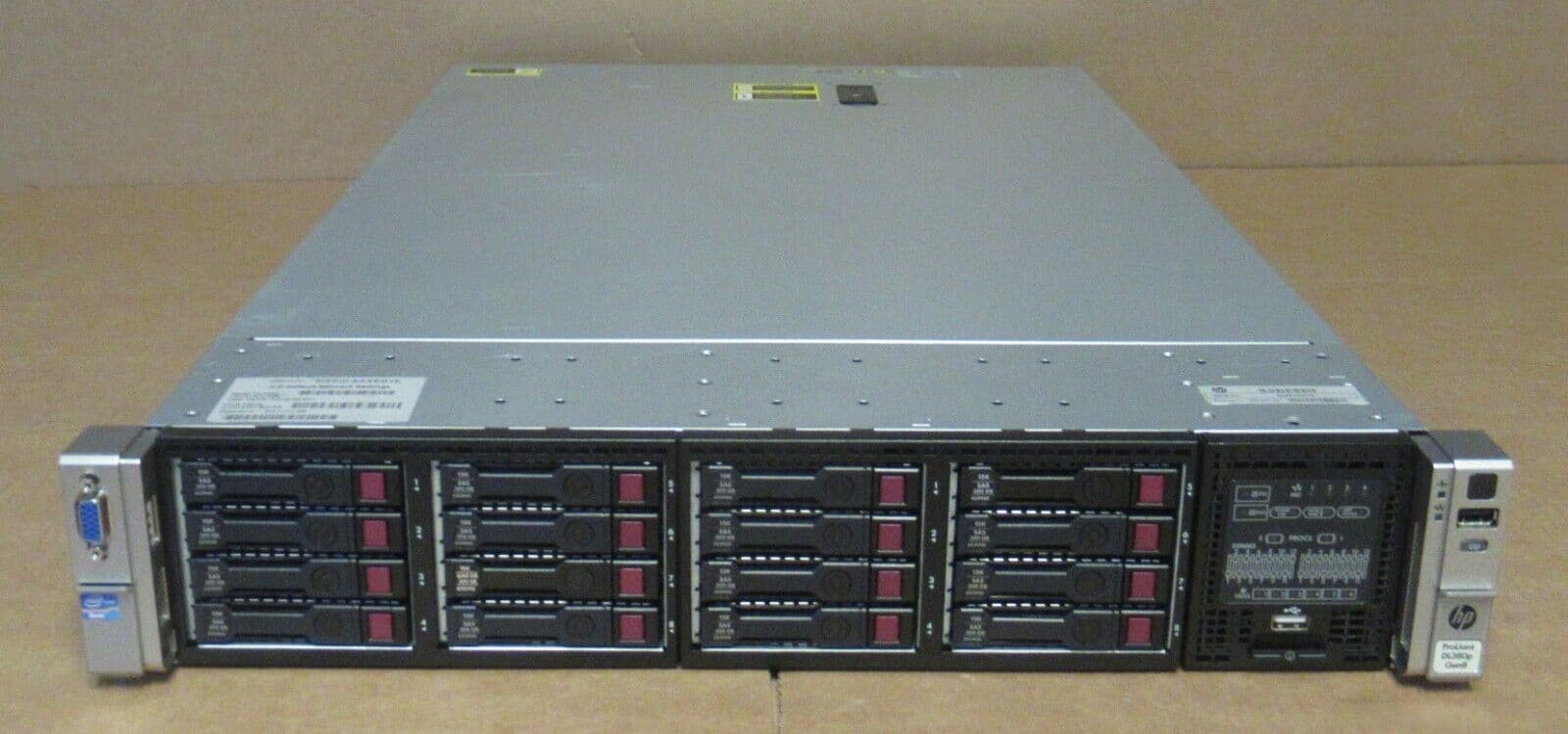HP Proliant DL380p GEN8 G8 2x 8-Core E5-2690 256GB RAM 4 8TB 2U Rack Server