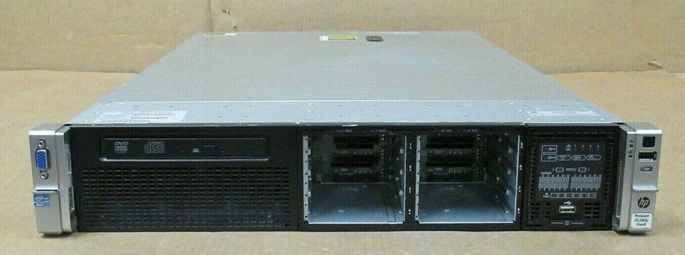 HP ProLiant DL380p Gen8 G8 2x E5-2600v1/v2 24-DIMM 8x 2 5" Bay 2x PSU ...