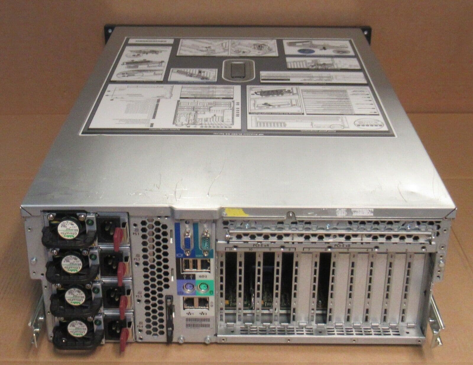 HP ProLiant DL580 G5 4x Xeon 6-Core X7460 2 66GHz 4x 146GB HDD 128GB ...