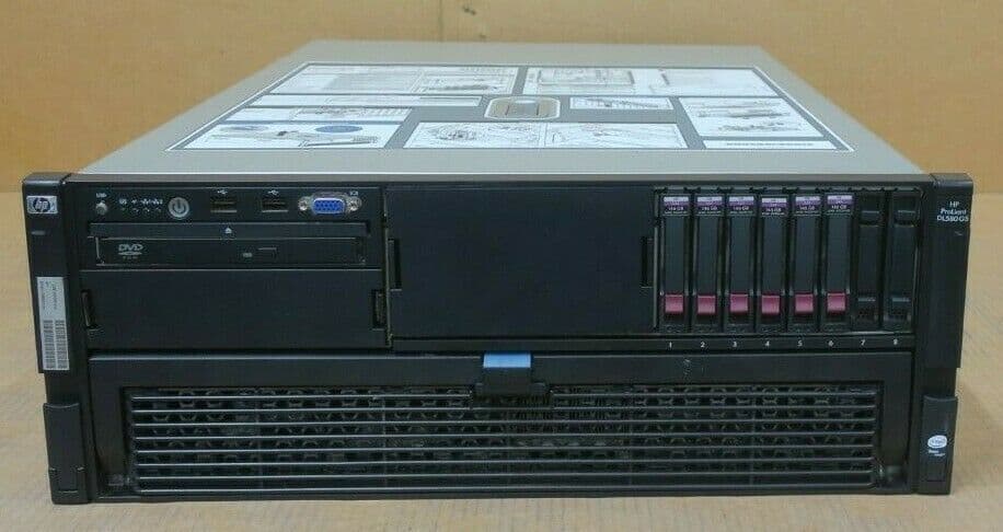 HP ProLiant DL580 G5 Dual-Core E7220 2 93GHz 16GB RAM 5x 146GB 10K HDD ...