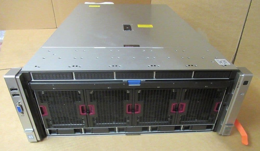 HP ProLiant DL580 G9 24-Core E7-8890v4 2 2Ghz 256GB 4U Server 816815R-B21