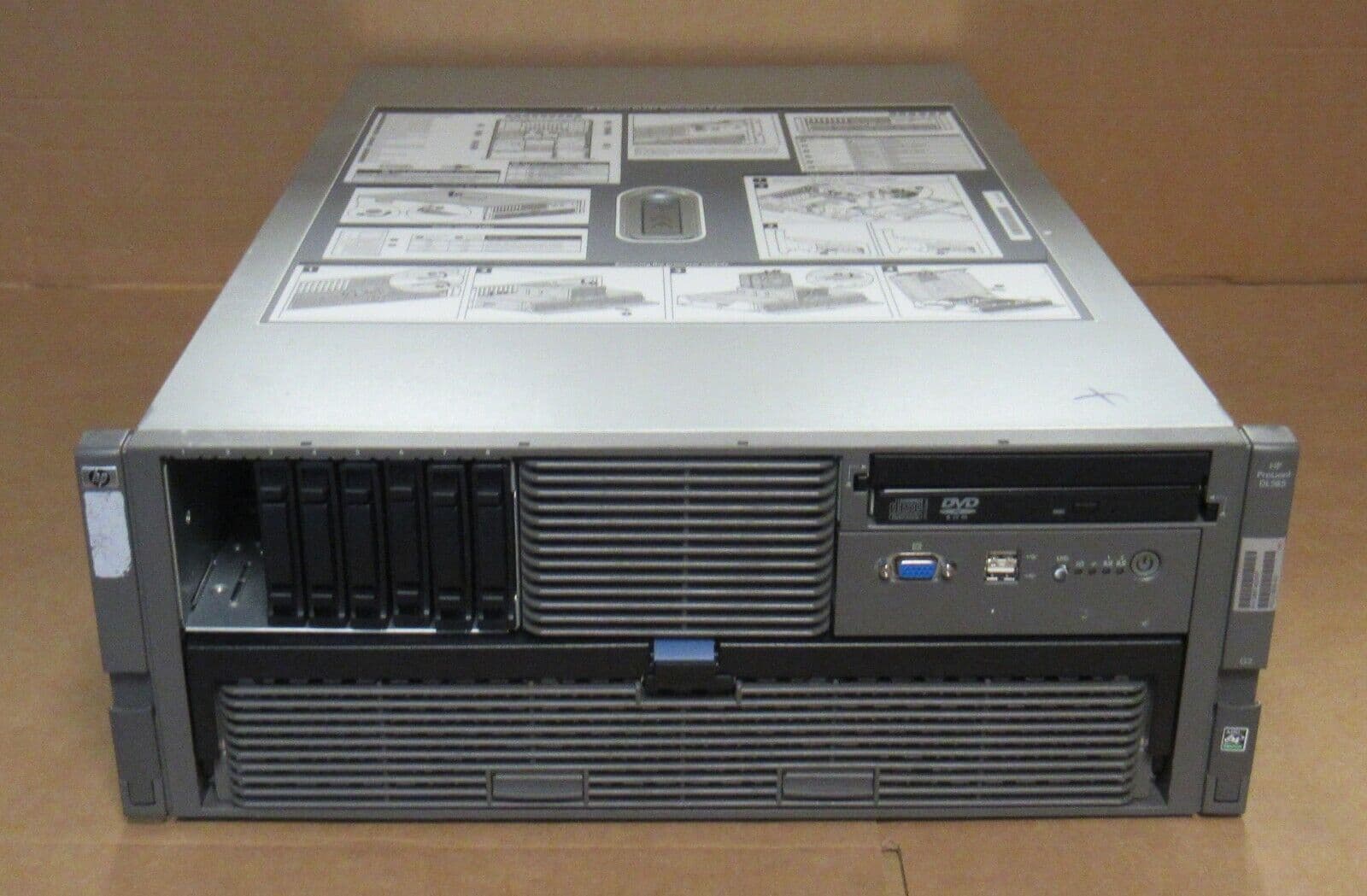 HP Proliant DL585 Gen2 4x AMD Dual Core CCB6F 2 60GHz 32GB RAM 8-Bay 4U ...