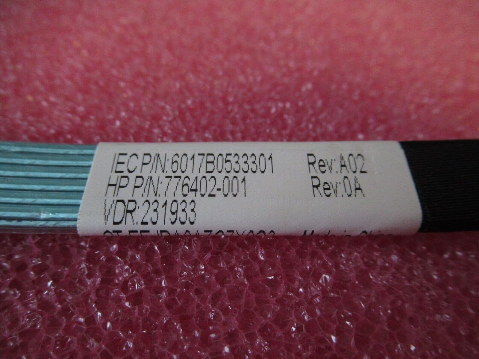 HP ProLiant Dual Mini SAS Ribbon Cable For Proliant DL380 G9 776402-001