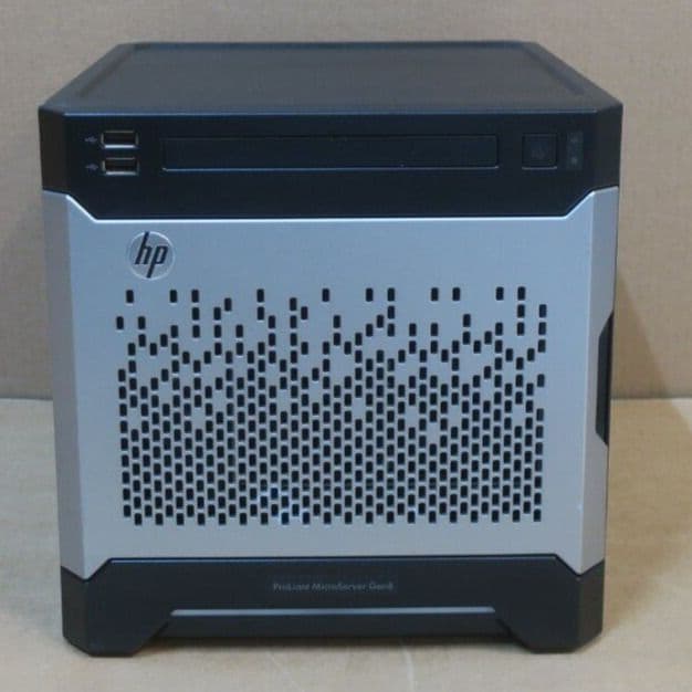 HP ProLiant MicroServer Gen8 G8 E3-1220Lv2 8GB RAM 2x 1TB HDD 4x 3 5 ...