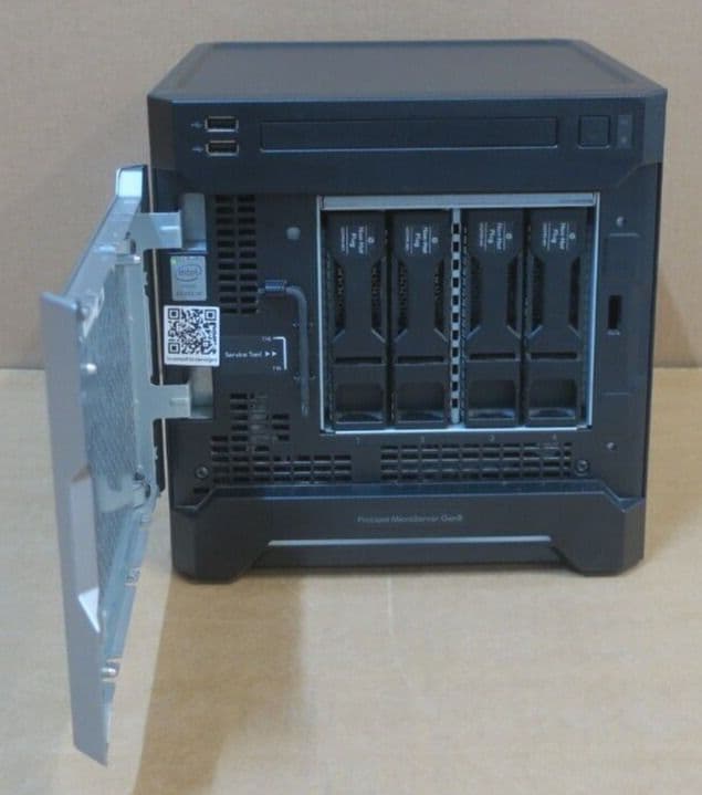 HP ProLiant MicroServer Gen8 G8 G2020T 4GB RAM 2x 1TB HDD 4x 3 5" Bay ...