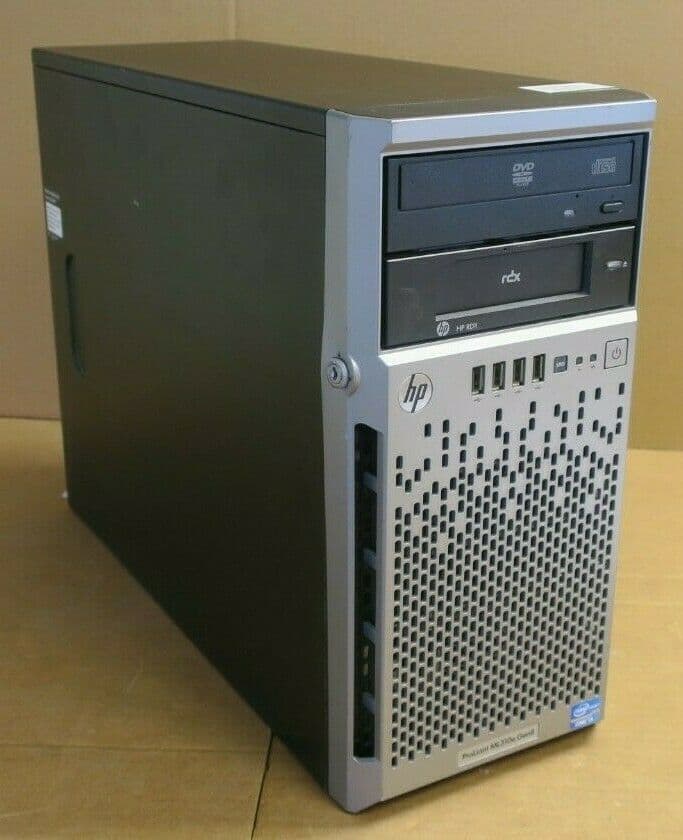 HP Proliant ML310E G8 Dual Core i3-3220 3 30Ghz 4GB Ram 4x 3 5" Tower ...