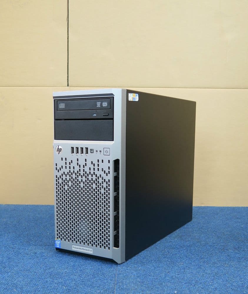 HP Proliant ML310E Gen8 G8 v2 Xeon E3-1220 Quad 3 1GHz 8GB 2x2TB Tower ...
