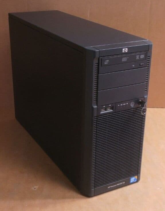 HP Proliant ML330 Gen6 4C E5506 32GB Ram 2x 1TB 2x 250GB HDD 4-Bay ...