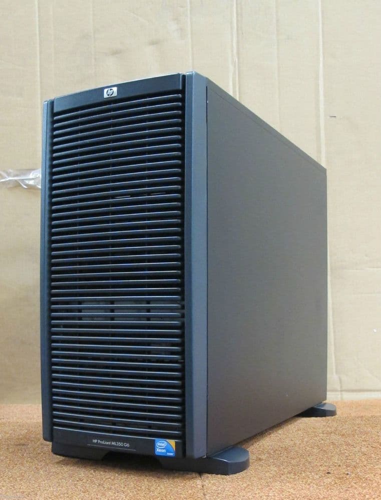 HP Proliant ML350 G6 2 x QUAD CORE XEON E5620 72GB Server 08 R2 STD ...