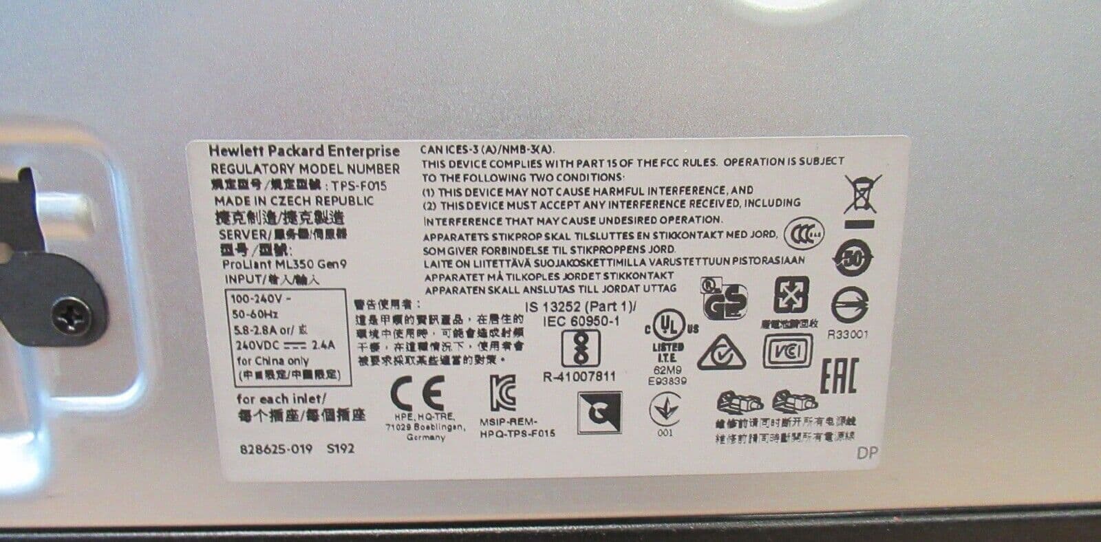 HP Proliant ML350 GEN9 2x E5-2680v4 2 10GHz 128GB 5x 600GB 15K HDD ...