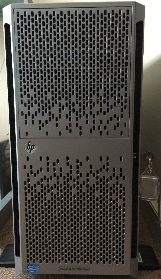 HP Proliant ML350e GEN8 2 x Quad-Core E5-2407 96GB Ram 2TB HDD Tower Server