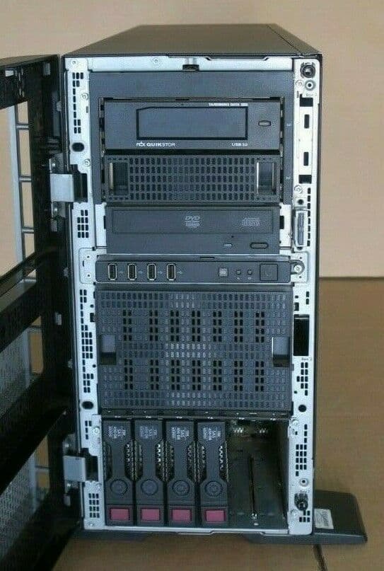 HP Proliant ML350p G8 2x 4-Core E5-2609 2 4Ghz 32GB Ram 6x 3 5" Bay ...
