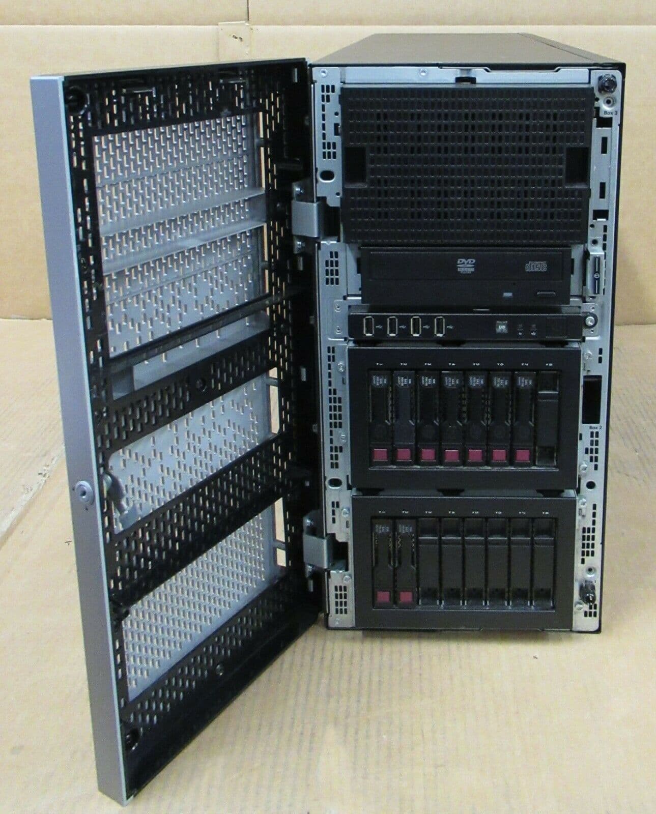 HP ProLiant ML350p G8 6C E5-2620 24GB Ram 7x900GB 2x146GB HDD RAID ...