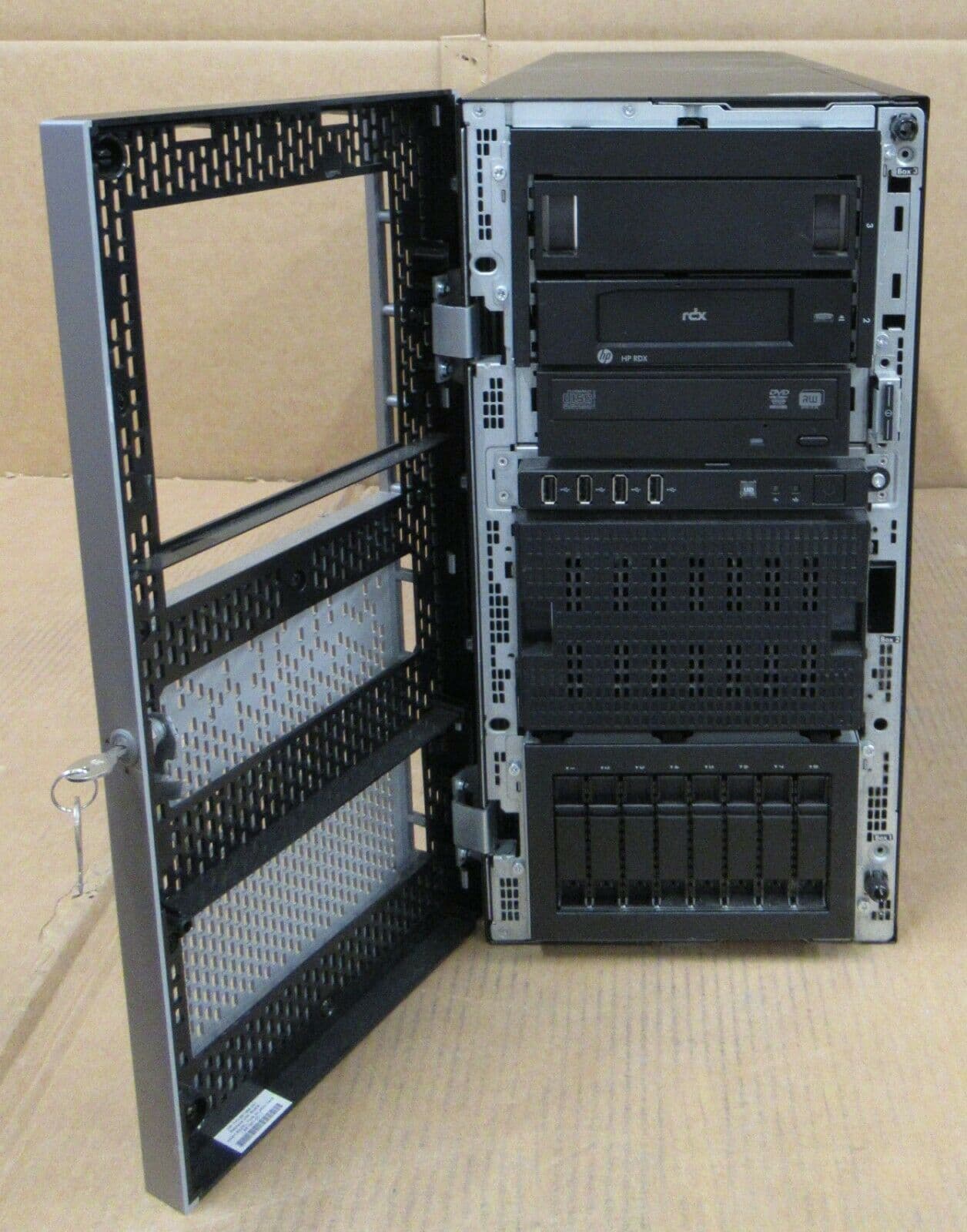 HP ProLiant ML350p G8 6C E5-2630v2 2 6GHz 8GB Ram 8x 2 5" Bay RDX Tower ...