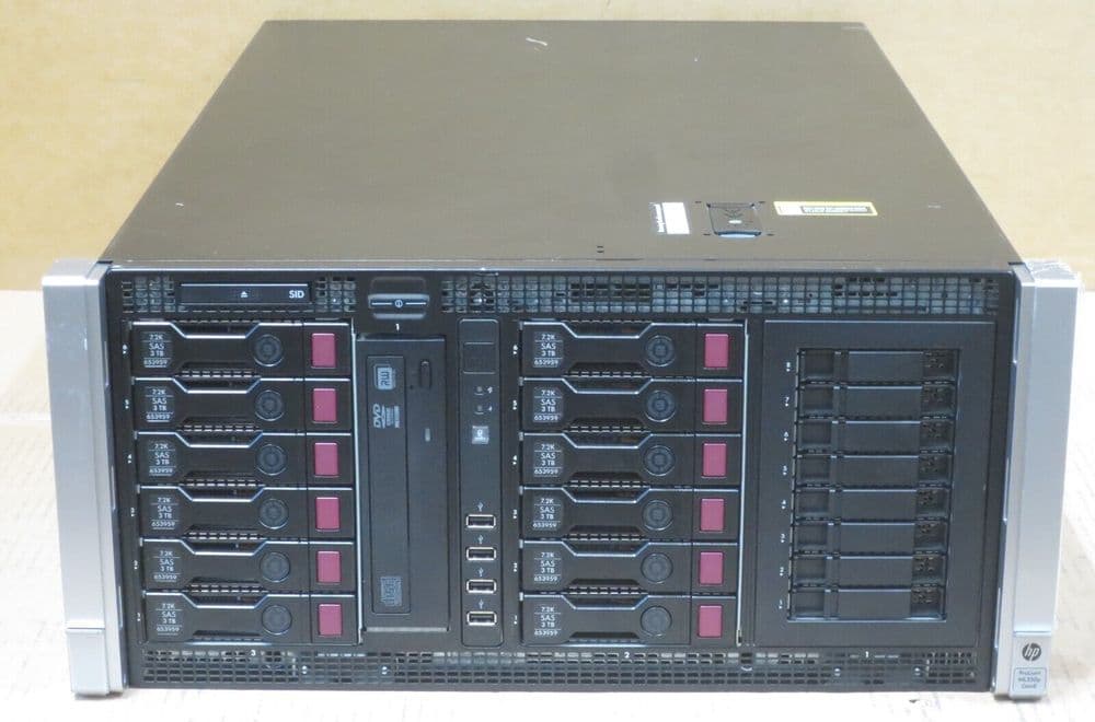 HP ProLiant ML350p Gen8 8C E5-2650v2 2 60GHz 32GB 36TB 24 HDD Bays Rack ...