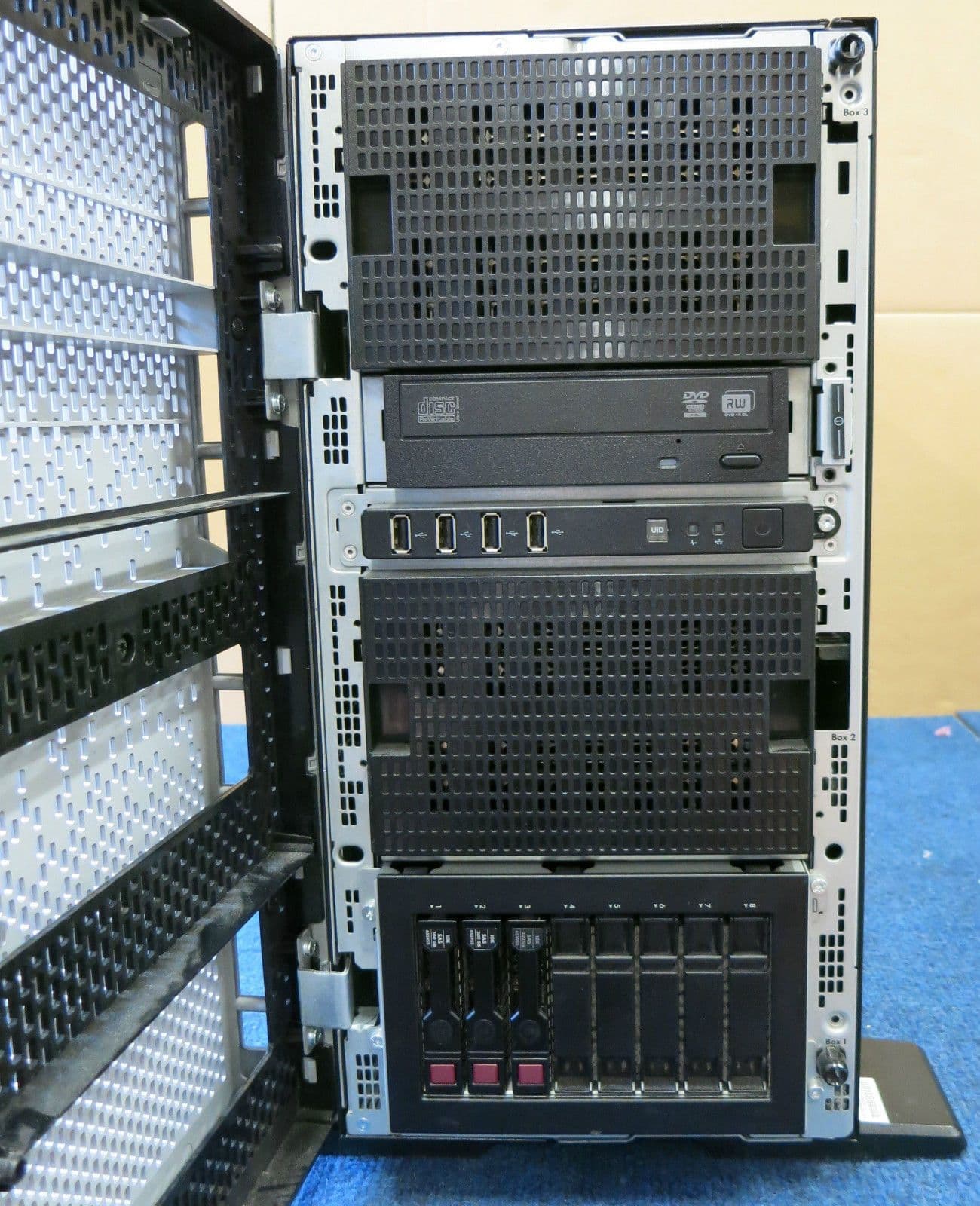 HP Proliant ML350p GEN8 Xeon QUAD E5-2609 2 40GHz 20GB R 900GB G8 Tower ...