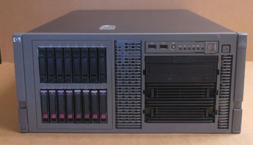 HP ProLiant ML370 G5 Rack Mount Xeon 5150 2GB RAM 7x 146GB 1x 72GB HDD ...