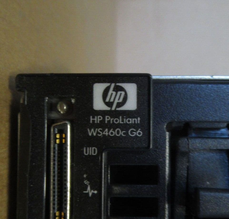 HP Proliant WS460C Gen6 Blade Server Up To 2x Xeon 5500 12x DIMM CTO ...