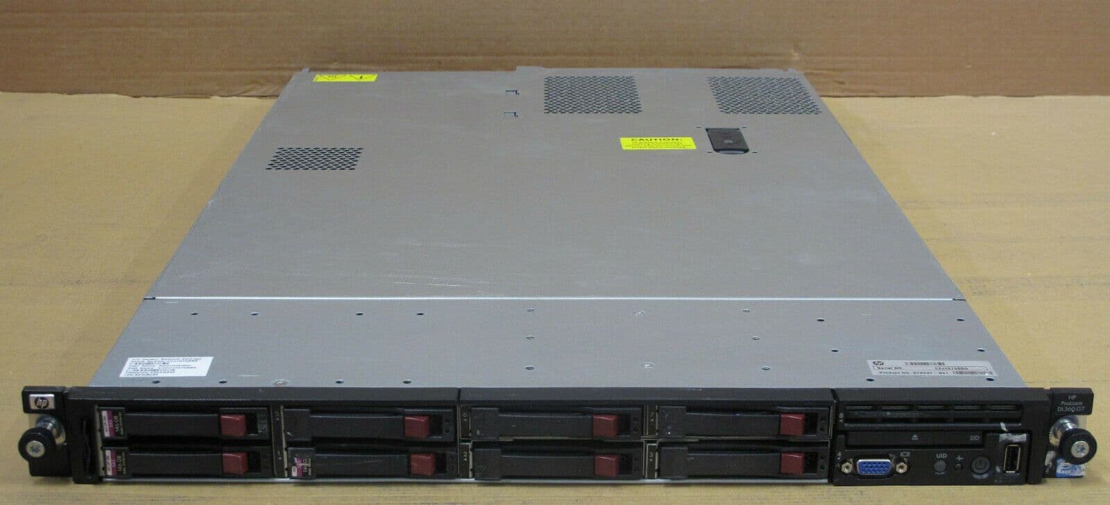 HP ProLIiant DL360 G7 2x Xeon E5620 2 4GHz 48GB Ram 438GB HDD RAID 8 ...