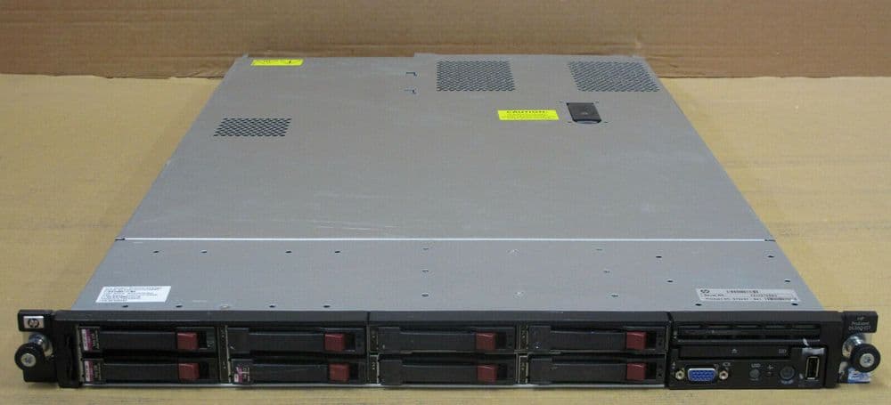 HP ProLIiant DL360 G7 2x Xeon E5620 2 4GHz 48GB Ram 438GB HDD RAID 8 ...