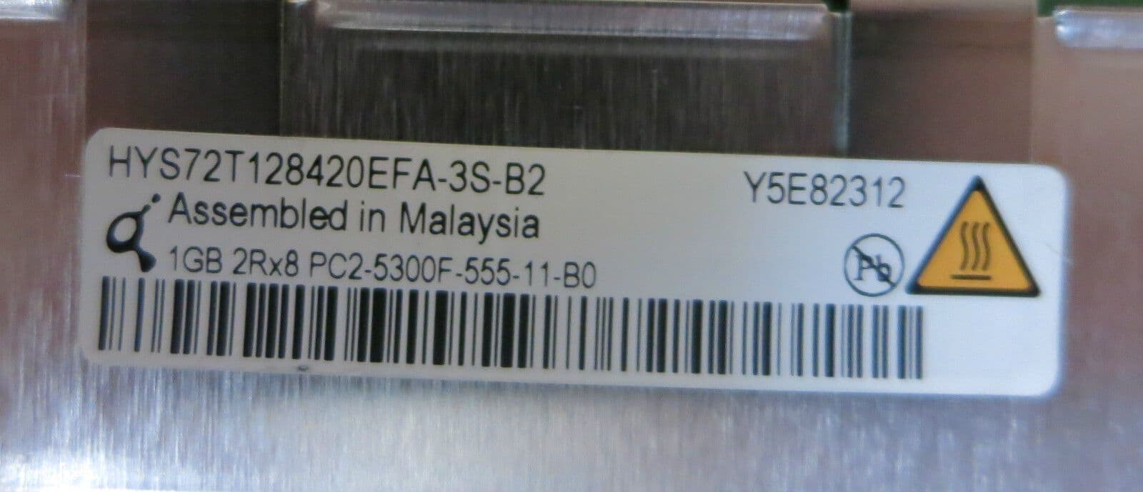 HP Qimonda Server Ram 1GB PC2-5300F 398706-051 HYS72T128420EFA-3S-C ...