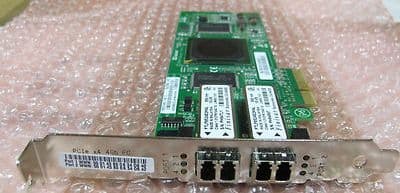 HP Qlogic QLE2462 Dual 4GBps PCI-E HBA Fibre FC Card 407621-001 AE312A