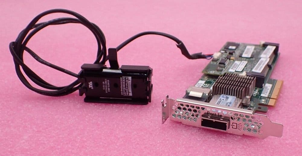 HP Smart Array P222/512MB FBWC 2-Port SAS RAID Controller 631667-B21 633537-001